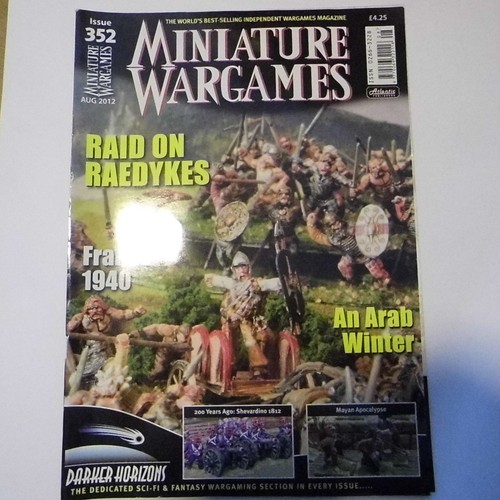 Miniatura Wargames magazine Problema 352 - Agosto 2012 - Francia 1940 ...