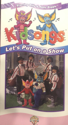 Kidsongs Let's Put on A Show VHS 1995 Sing-A-Long BRAND NEW SEALED RARE ...