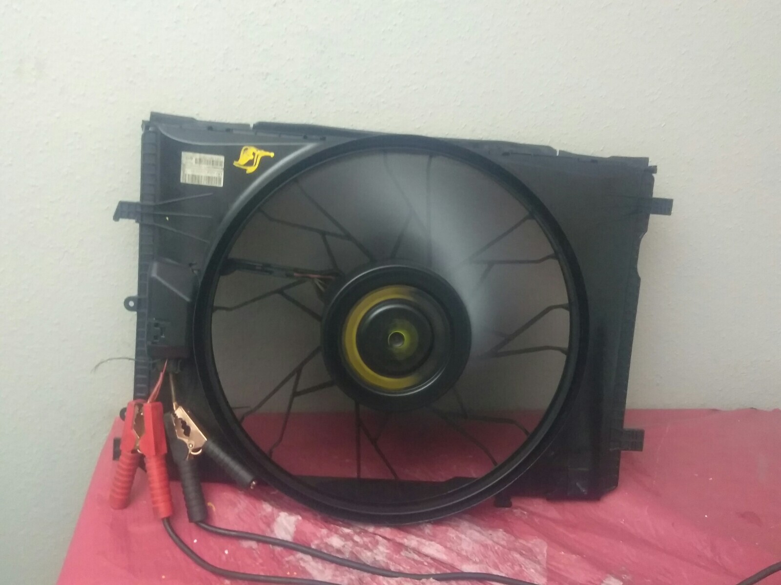 08-18 Mercedes GLK350 E350 Engine Radiator Cooling Fan Shroud Motor ...