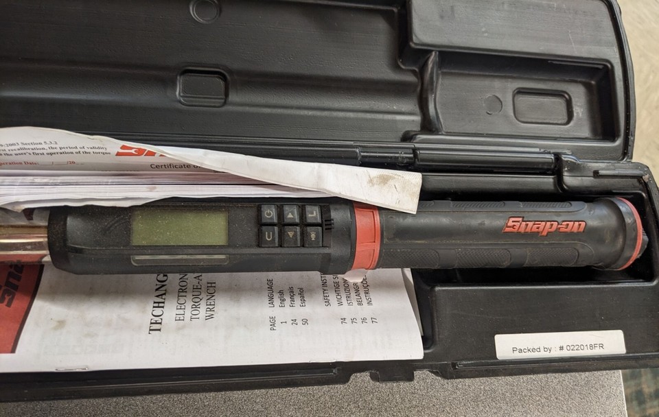 Snap-On Torque Wrench ATECH3FR250B | eBay