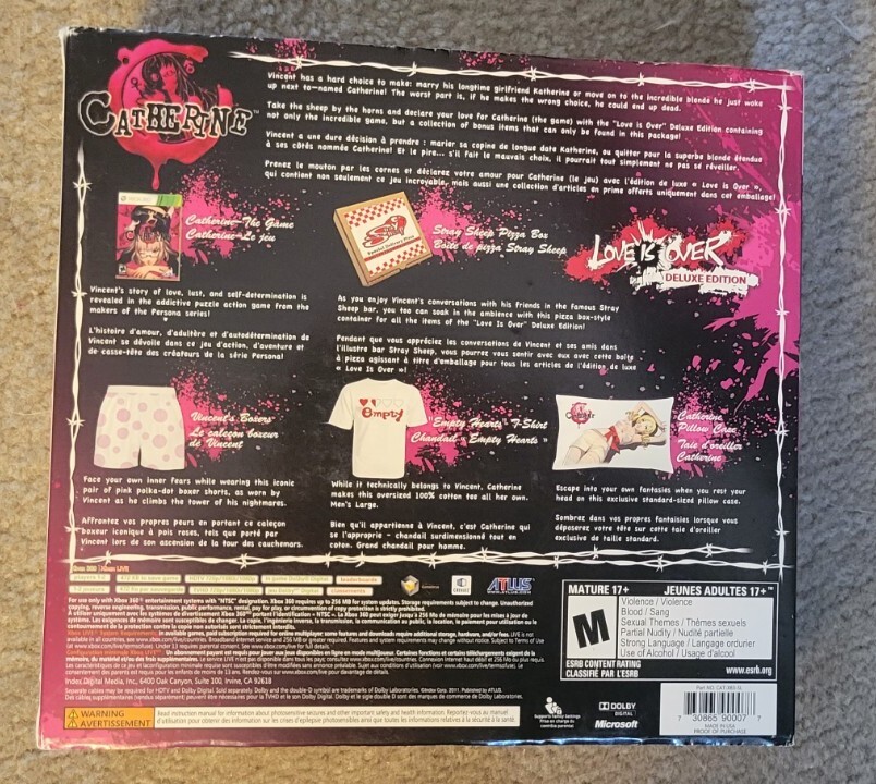 Catherine: "Love Is Over" - Deluxe Edition (Microsoft Xbox 360, 2011 ...