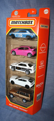 Matchbox MBX JAPAN CRUISERS 5 Pack Toyota 4Runner Honda Civic Type R ...