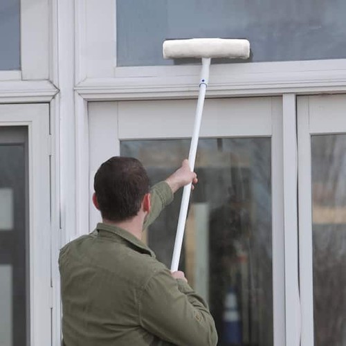 Unger Professional Window Washing Cleaning Kit w Window Squeegees, Pole ...