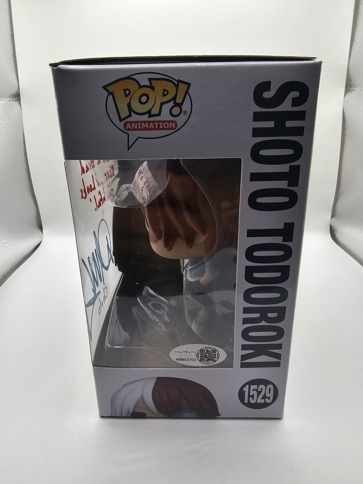 Funko Pop! Shoto Todoroki #1529 Signed & Quoted w/ Art by David ...