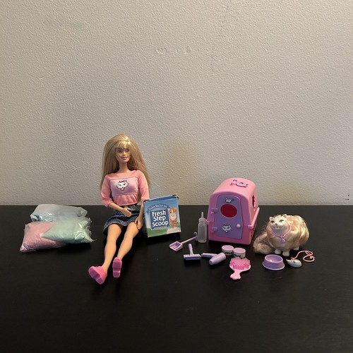 Vtg Barbie Kitty Fun Doll 2000 Mattel No. 28612 Marshmallow Cat and ...