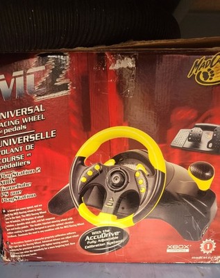 Mad Catz MC2 Universal Racing Wheel PS2 PS1 PSX Xbox GameCube | eBay
