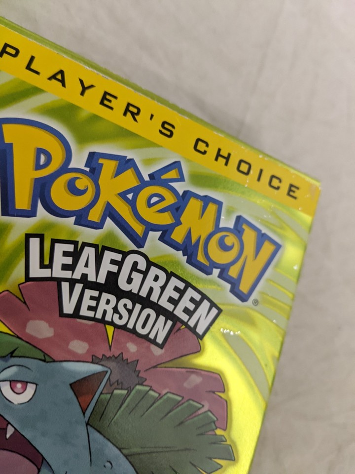 Pokemon Leaf Green Version (Gameboy Advance GBA) Complete Not Mint ...