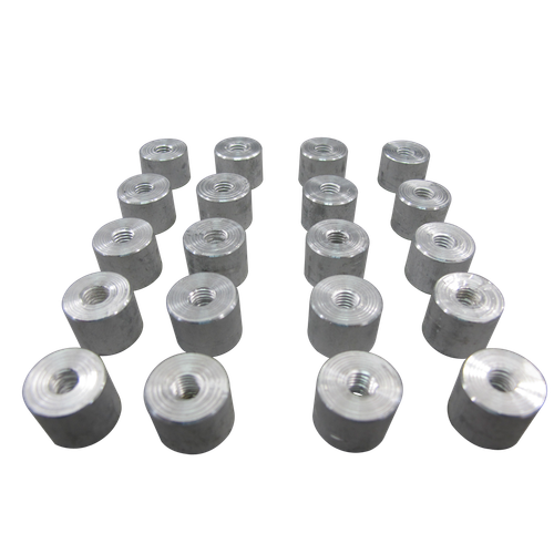 CXRacing Aluminum Weld Bung Bungs Intercooler Fuel Cell Radiator Oil ...