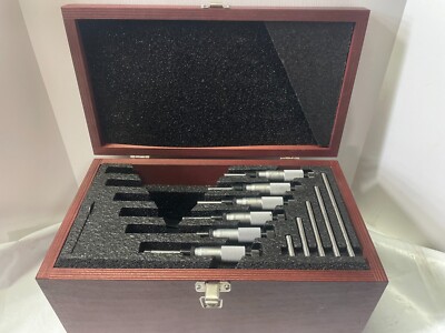 Starrett 0-6 Outside Micrometer Set in Case w/ Standards | eBay