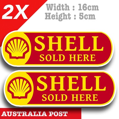 Shell Oil Logo,Shell SOLD Here Sign ,Motor Oil Logo Decal Stickers ...