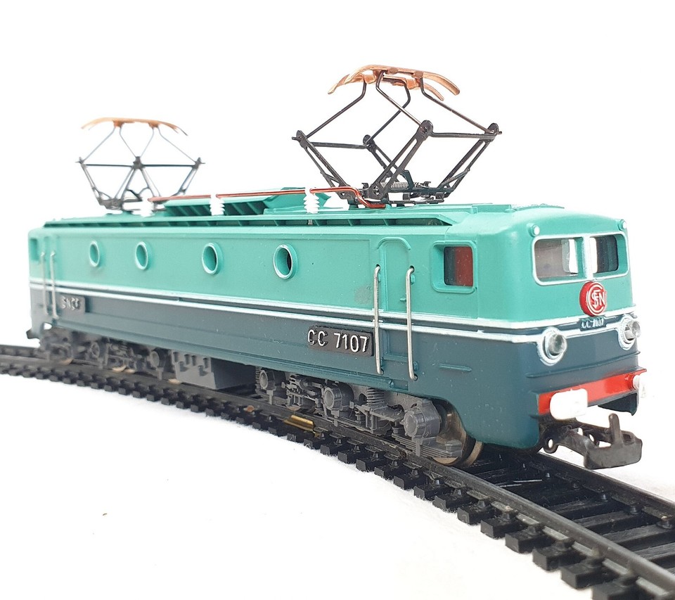Jouef HO 1:87 SNCF French CC-7107 "TRAFFIC EXPRESS" ELECTRIC LOCOMOTIVE ...