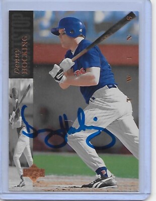 Baseball Card IP auto DENNY HOCKING Minnesota Twins 1994 Upper Deck b ...
