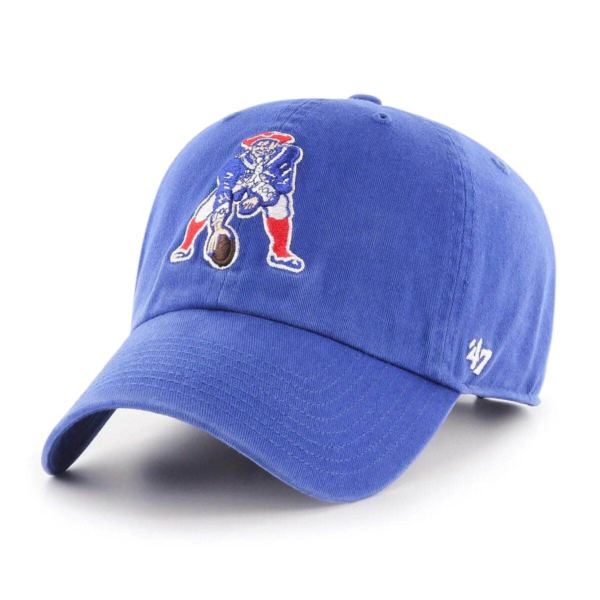 Adjustable Cotton Baseball Cap Men's Royal, Natural New England ...