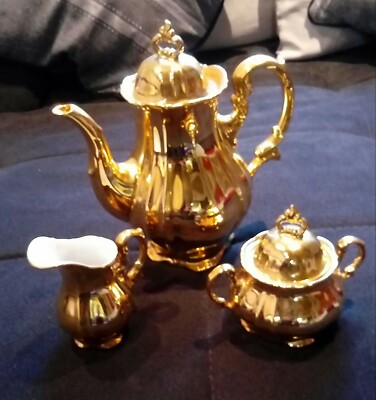 Hertel Jacob Mokka-Service Vergoldet | eBay.de