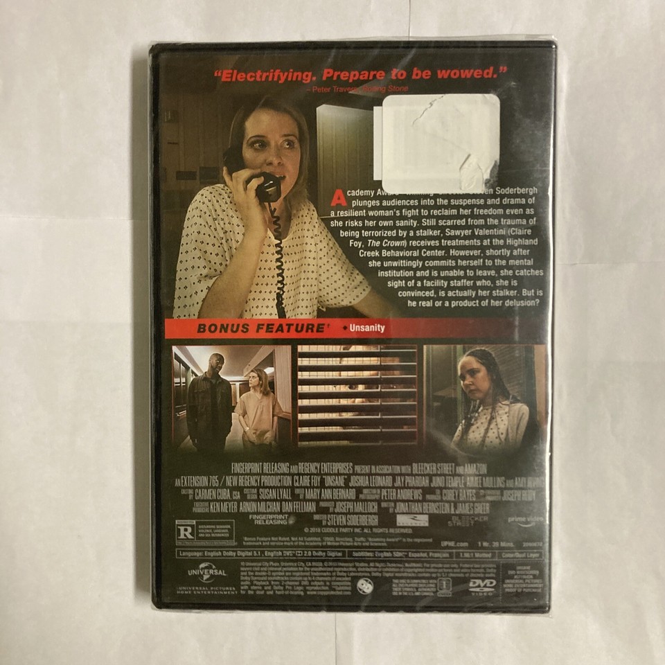 Unsane (DVD, 2018) BRAND NEW 191329056608| eBay