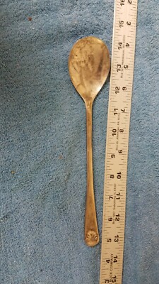 W.A. Italy Silver Plated Salad Serving Spoon | eBay