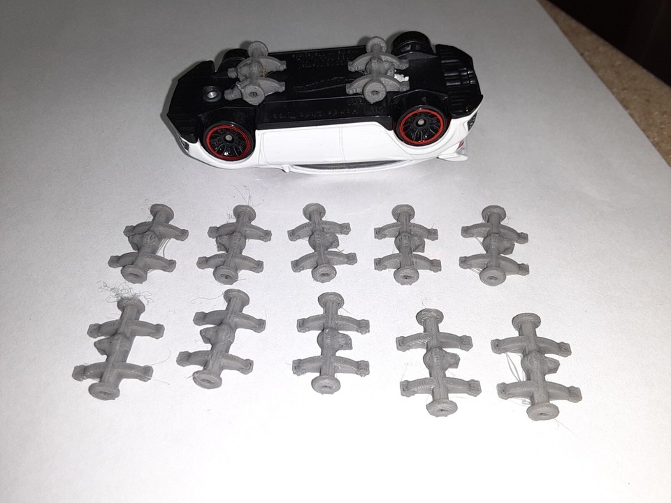 Hot wheels 1:64 Lift Kit 5 Kits Swap Mud Off Road Truck axles Rubber ...