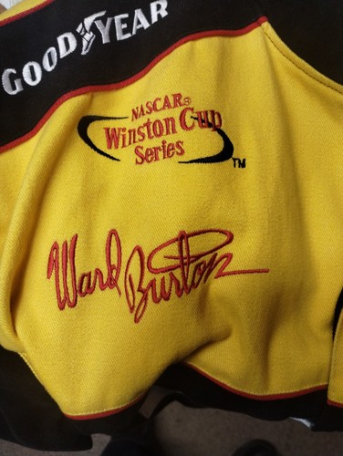 Ward Burton #22 NASCAR CAT Jacket XL Embroidered Goodyear Winston Cup ...