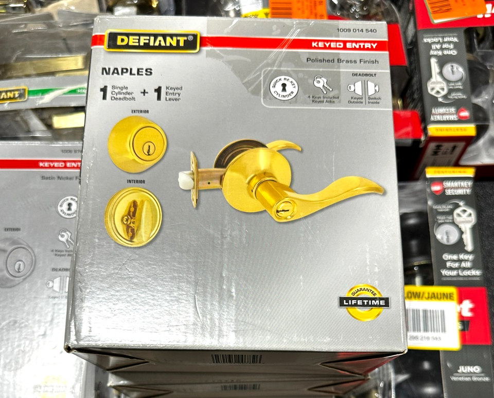 LOT OF 30 DOOR KNOBS - Defiant Kwikset - Bed/Keyed Entries/Front Door ...