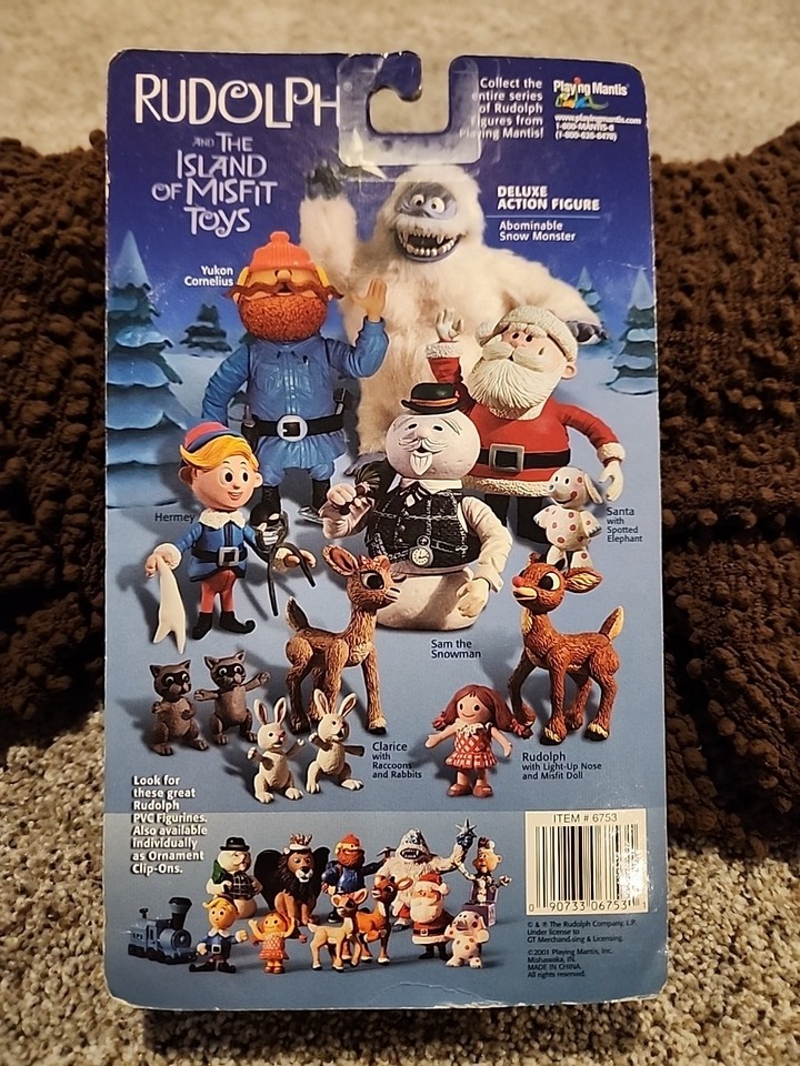 NEW in BOX 2001 Rudolph the Red Nosed Reindeer - Sam The Snowman ...