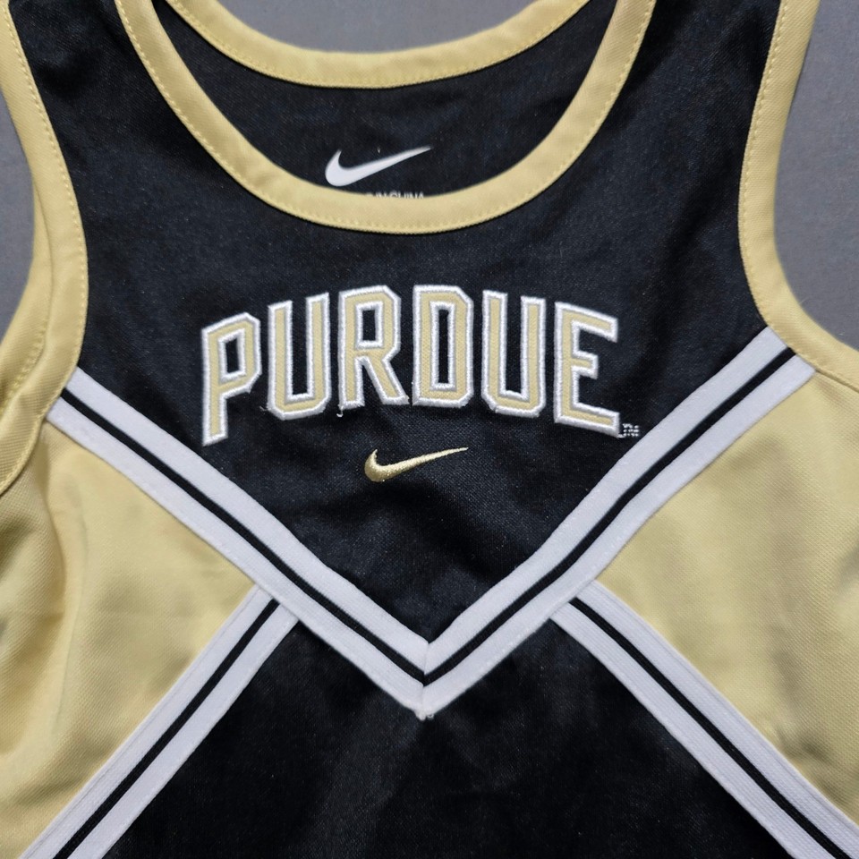 Nike Purdue Boilermakers Cheerleader Dress youth girls 4T Black Gold | eBay