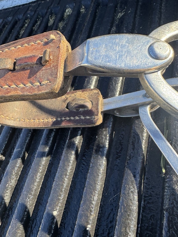 Vintage Sliester Bit Auberry USA Stainless Steel Mechanical Hackamore ...