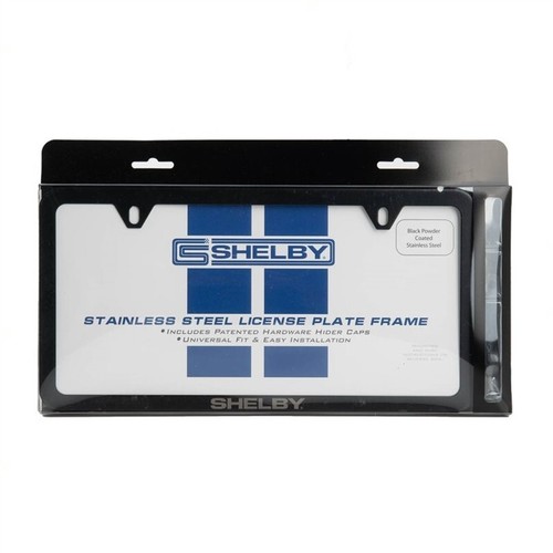 SHELBY Logo Slimline License Plate Frame Ford Mustang Cobra GT500 GT350 ...