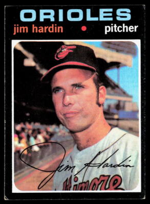 Jim Hardin 1971 Topps #491 EX | eBay