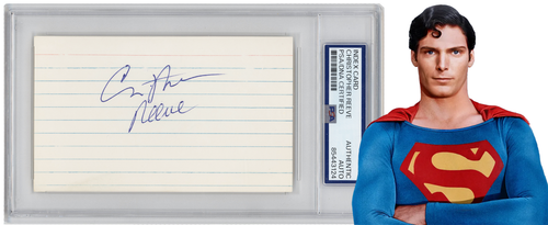 Christopher Reeve Signed, Rare Vintage Autograph. Superman. PSA | eBay