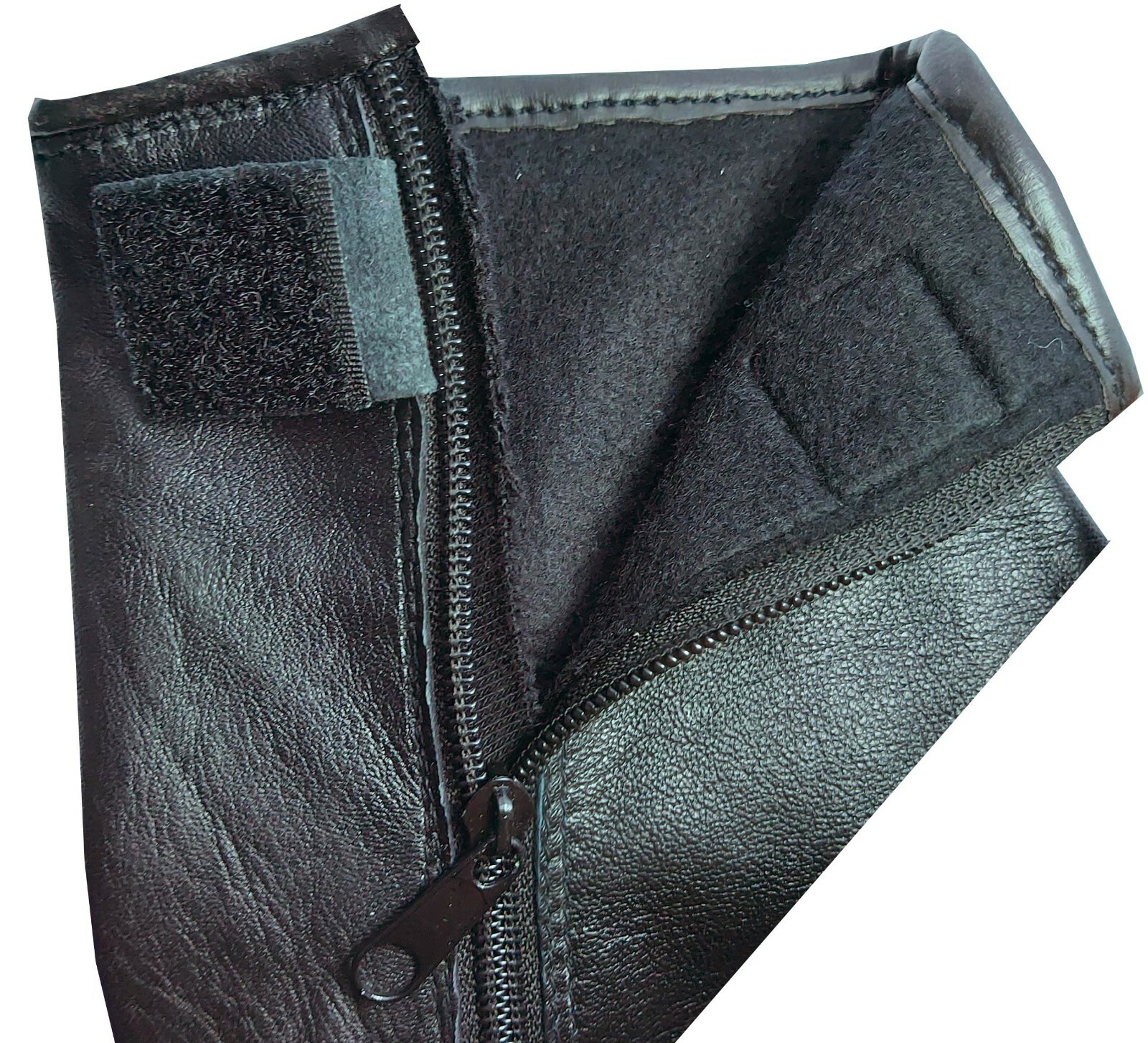 Mens Ladies Unisex Real Leather Black Socks Khuffs Khuffain for Hajj ...