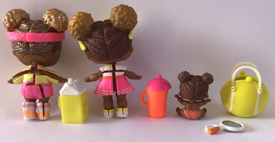 Lol Surprise Dolls Glitter Court Champ, Court Champ & Lil Court Champ ...