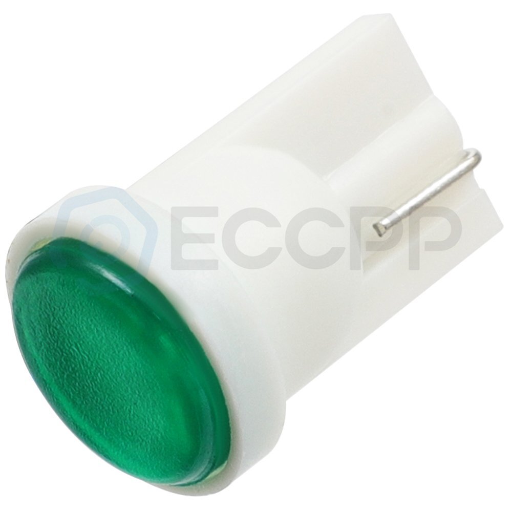20x T10 Green COB LED Bulbs Instrument Panel Light Twist Lock Socket ...