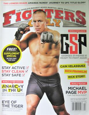 10/16 FIGHTERS ONLY GEORGES ST-PIERRE RICK STORY MIXED MARTIAL ARTS ...
