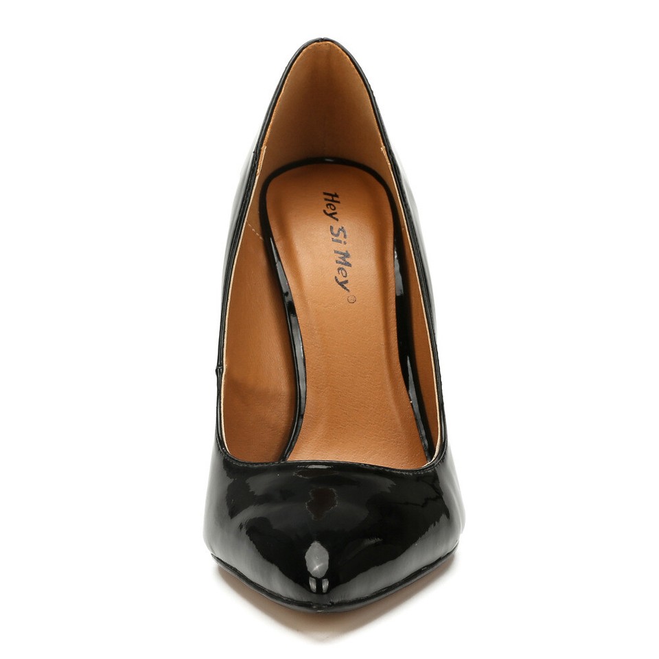 Men's Pumps Skull High Heels Patent Leather Drag Queen Crossdresser ...