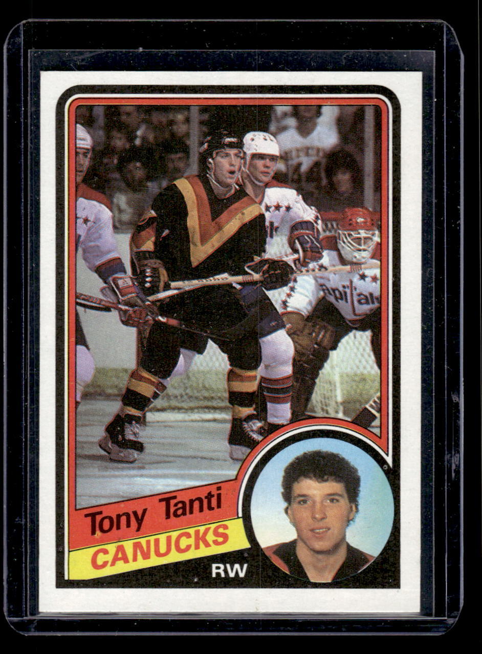 Tony Tanti 1984 Topps #141 Vancouver Canucks | eBay