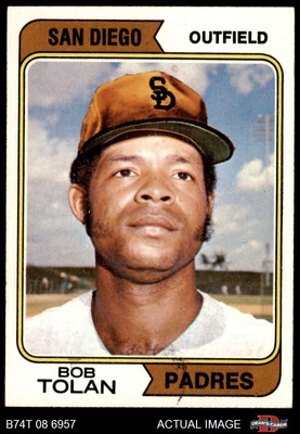 1974 Topps #535 Bobby Tolan Padres 7.5 - NM+ | eBay