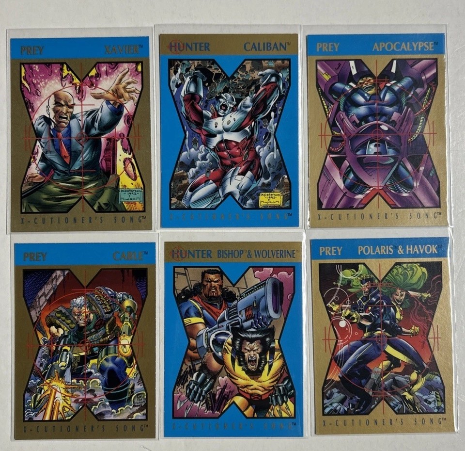 Vintage 1990s X-Men Cards🔥Fleer Ultra Blue Team Wal-Mart🔥Promo🔥X ...
