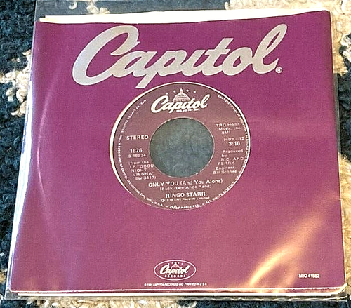 Ringo Starr: Only You.../Call Me 45 Capitol/US purple label w/sleeve ...