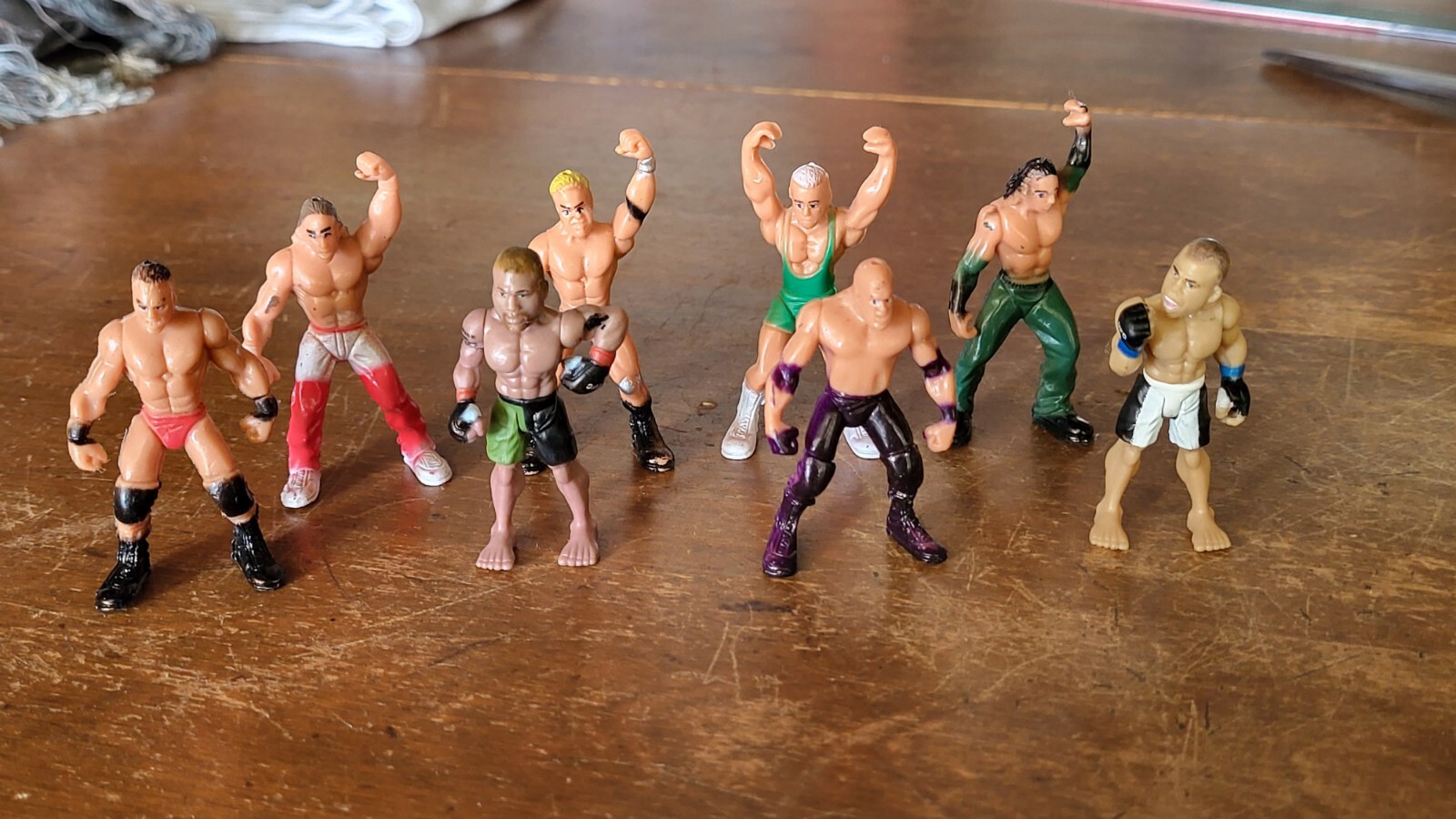 2" WWE WRESTLER LOT OF 8 ACTION FIGURE MINIATURE LOOSE ARTICULATED | eBay