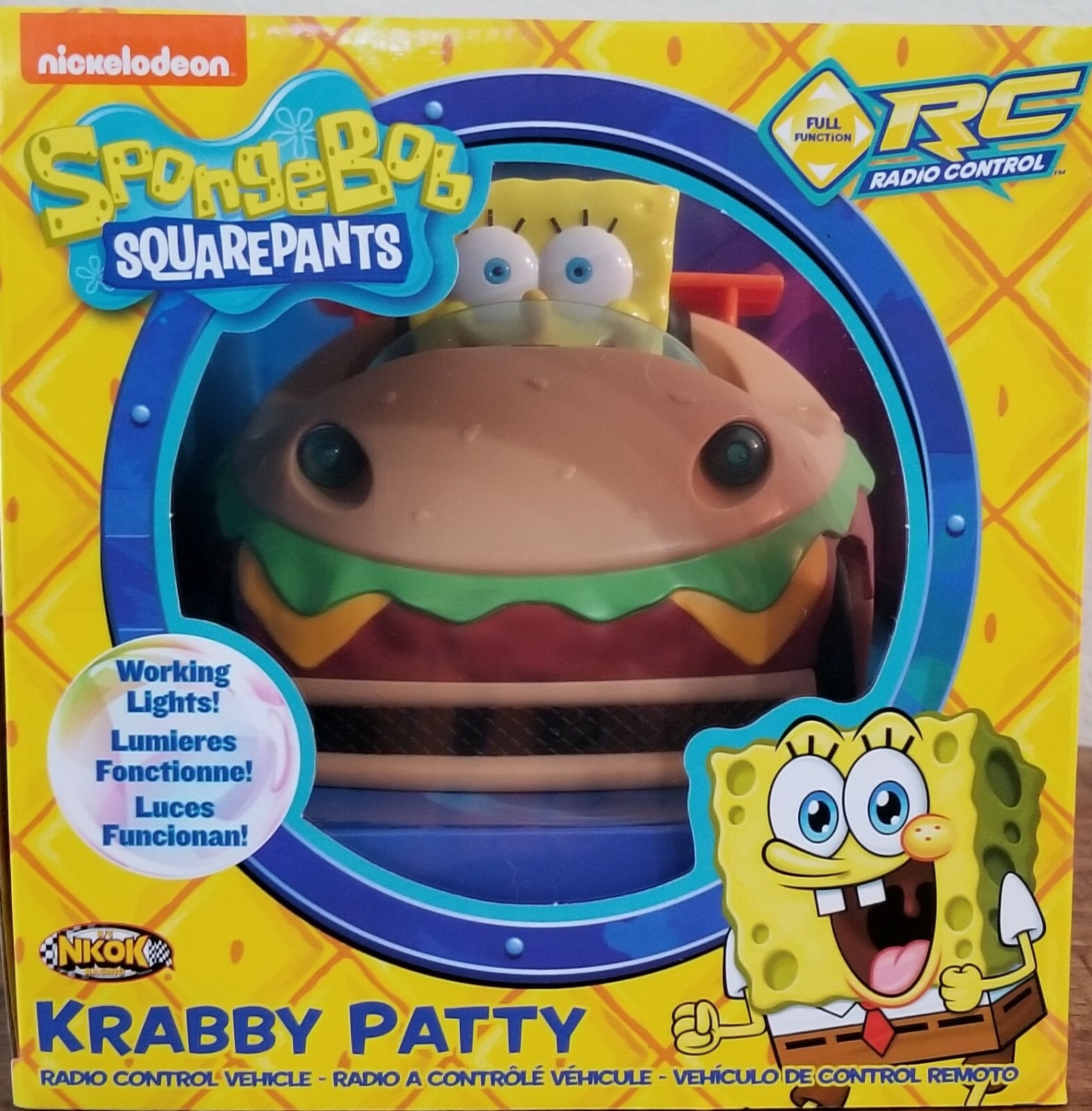 Spongebob Squarepants KRABBY PATTY RC Radio Control CAR - NEW !!! | eBay