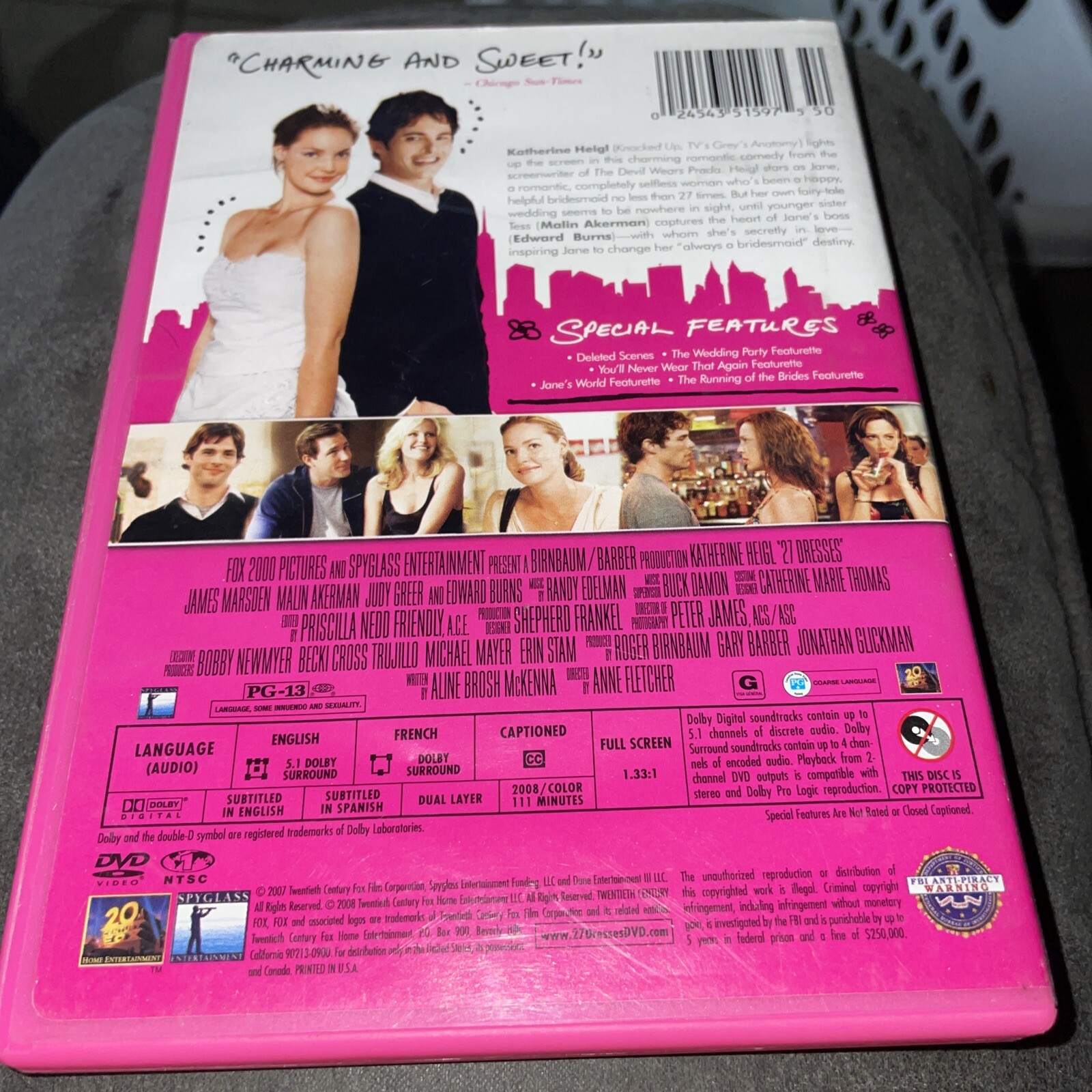 27 Dresses (DVD, 2008, Full Frame) 24543515975 | eBay