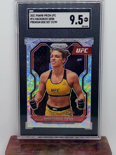 2021 Panini Prizm UFC #76 Mackenzie Dern Premium Box Set #19/99 🔥SGC 9. ...