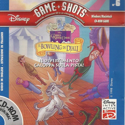 DISNEY GAME SHOTS GOBBO NOTRE DAME IL BOWLING DI DJALI Italian CD ROM ...