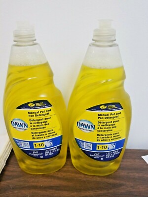 DAWN DISH WASHING LIQUID TOTAL CLEAN LEMON TWIST SCENT, (2-38 oz ...