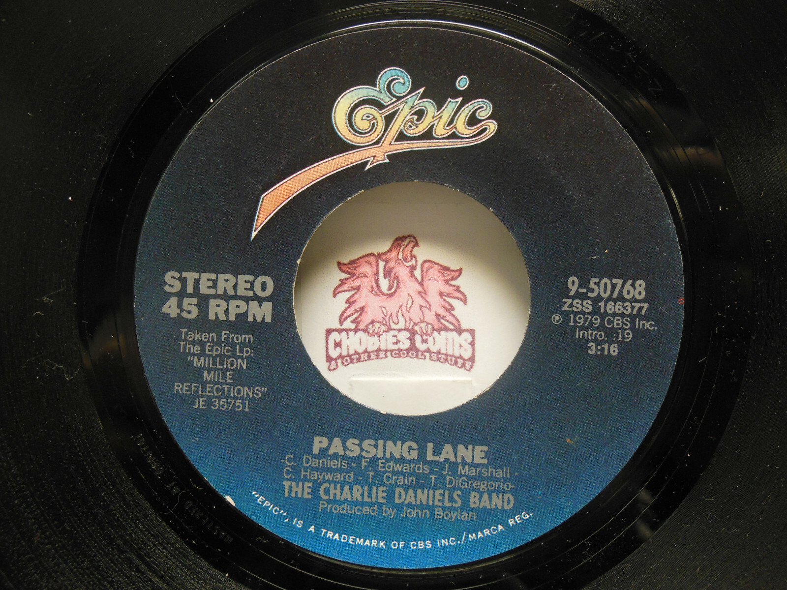 Charlie Daniels Band: Passing Lane / Mississippi, 45 RPM VG+ (H6) | eBay