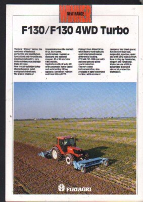 FIAT Winner F130/F130 4WD Turbo Tractors Brochure Leaflet | eBay UK