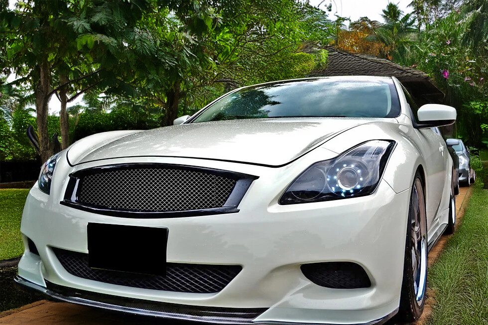 1x Front Grill Grille Mesh For Infiniti G35 G37 2007-2009 Sedan Gloss ...