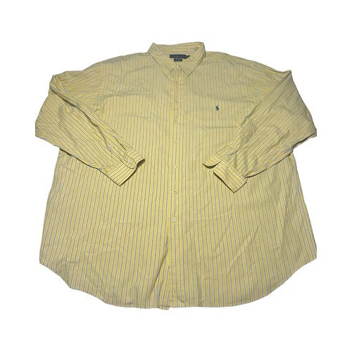 Ralph Lauren Blake Mens 3XLT Tall Yellow Blue Striped Preppy Long ...