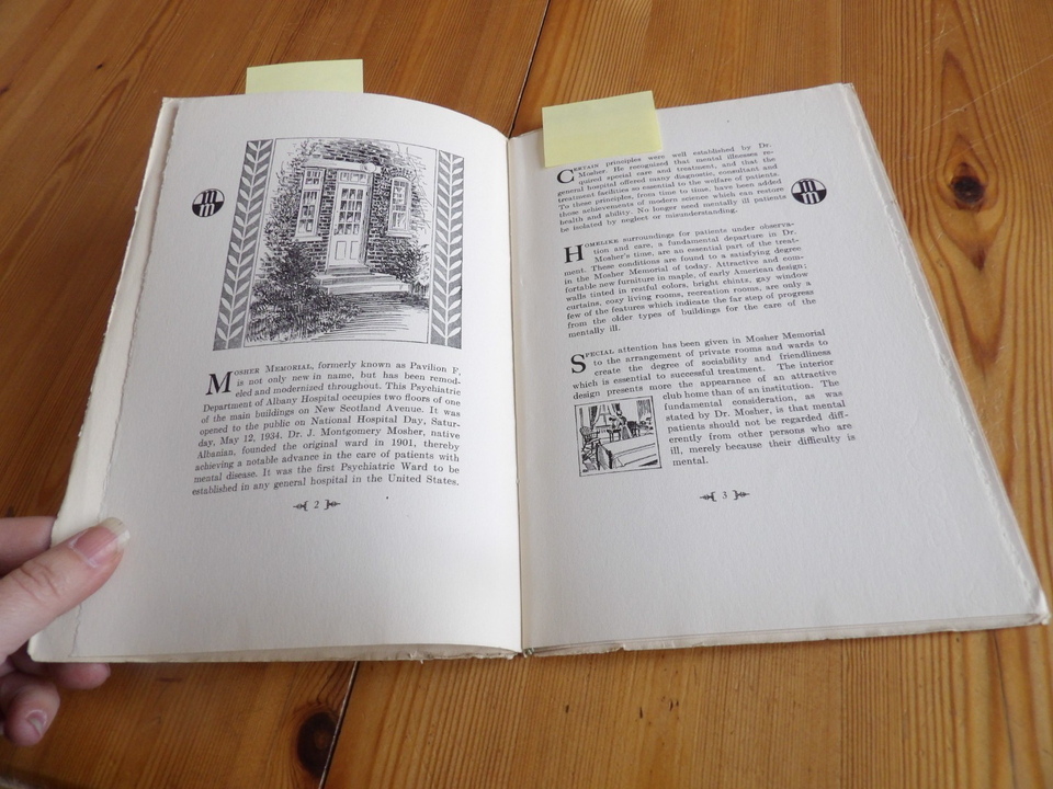 1st Psychiatric Ward Established a General Hospital Mosher, Albany, NY ...