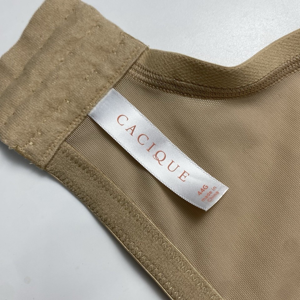 Cacique Women's Beige Lightly Lined Balconette Bra Underwire Size 44G ...